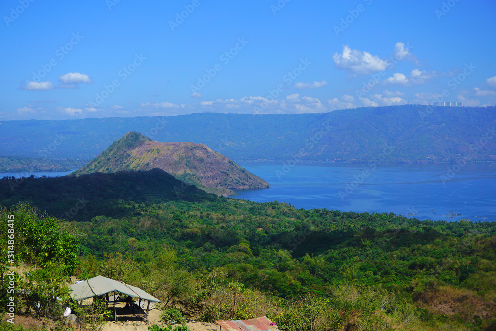 Taal volcano, Tagaytay Cavite city, Philippine. Stock Photo | Adobe Stock