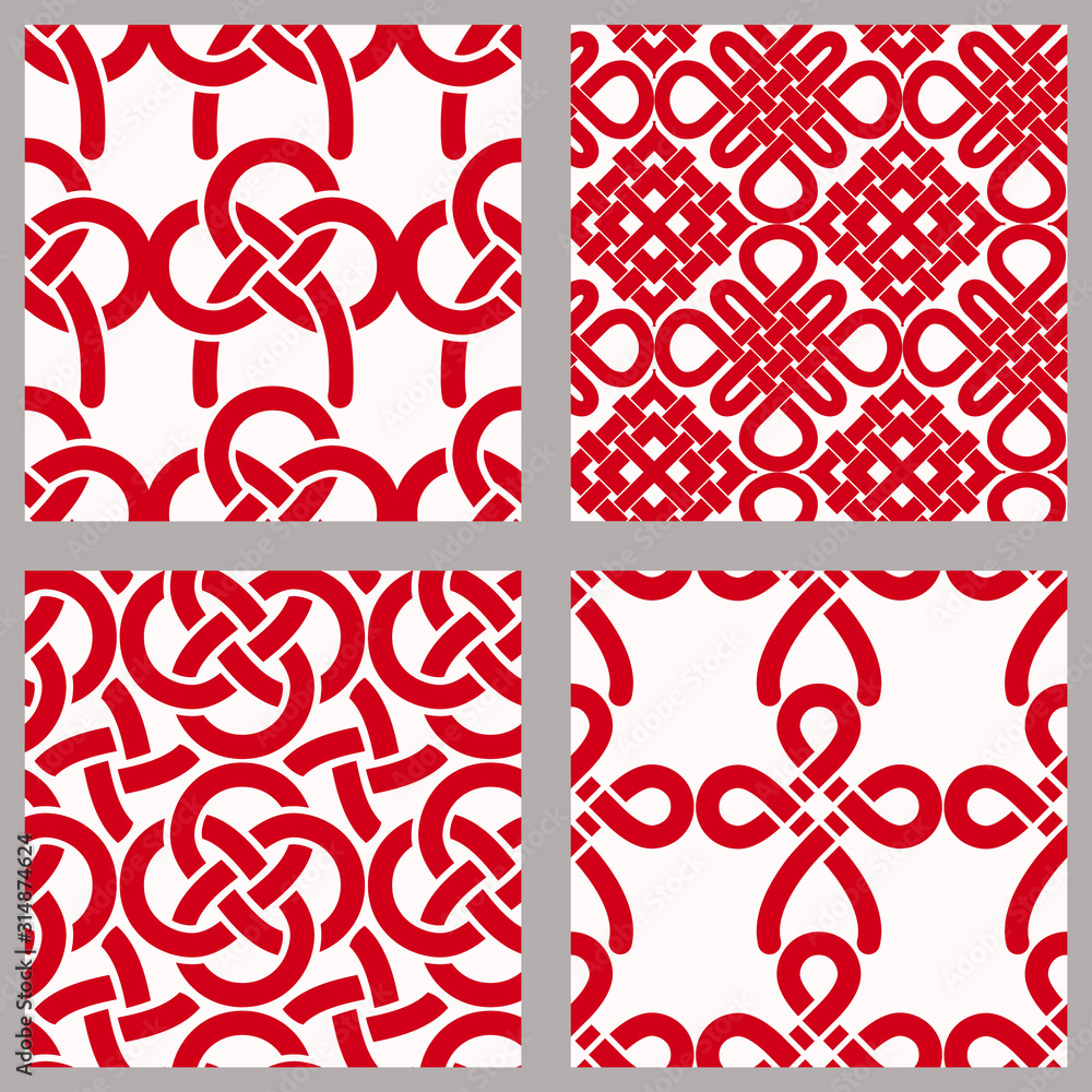 Chinese Geometric Patterns Vector