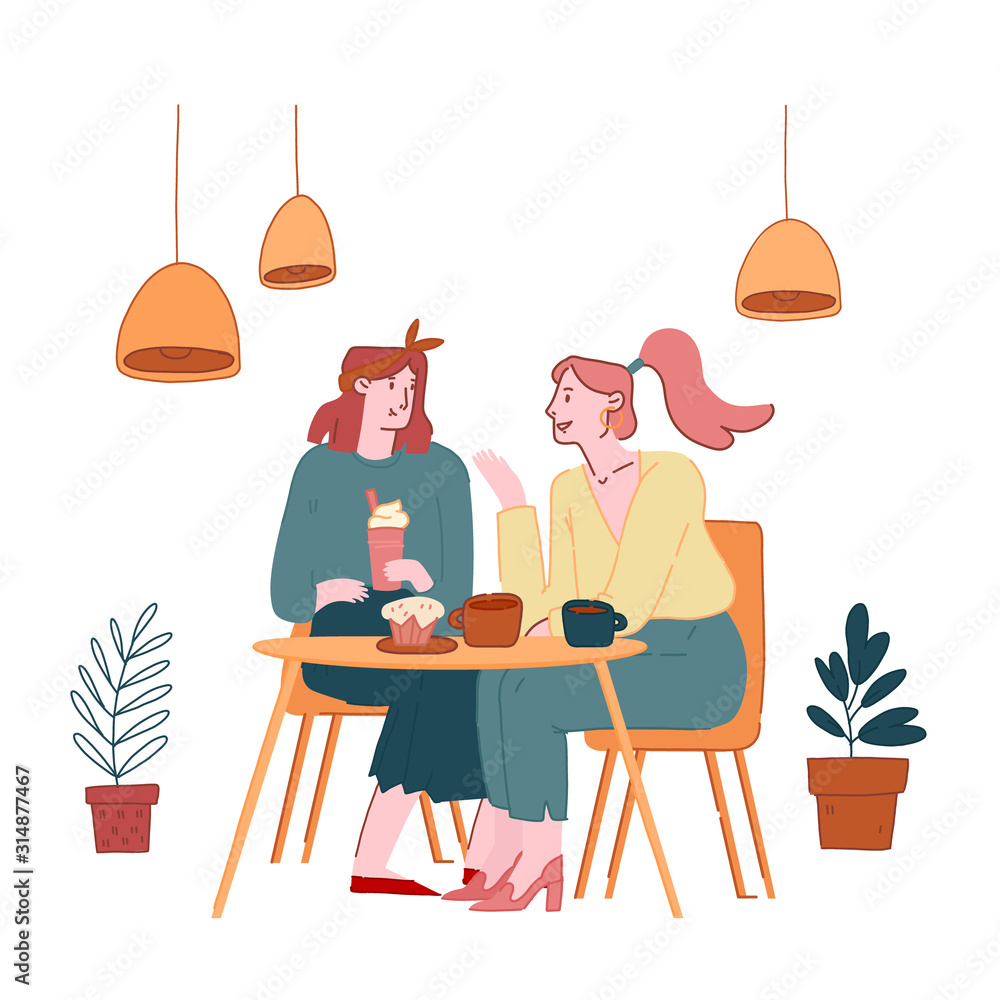 Relaxed Student Cartoon