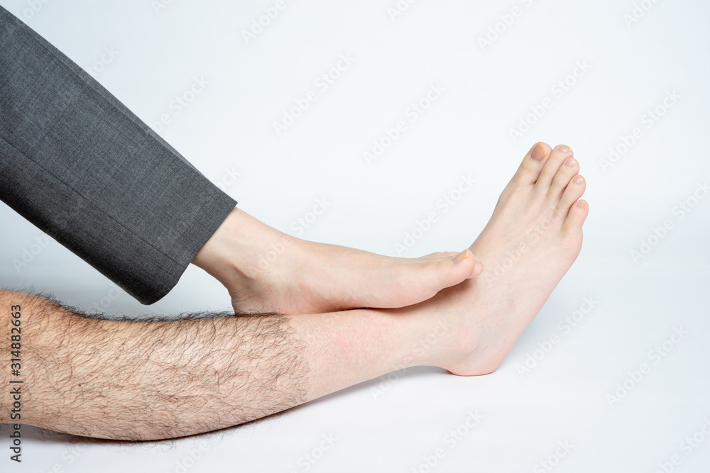 Legs hair removal for men, before & after. Applies only to visible ...