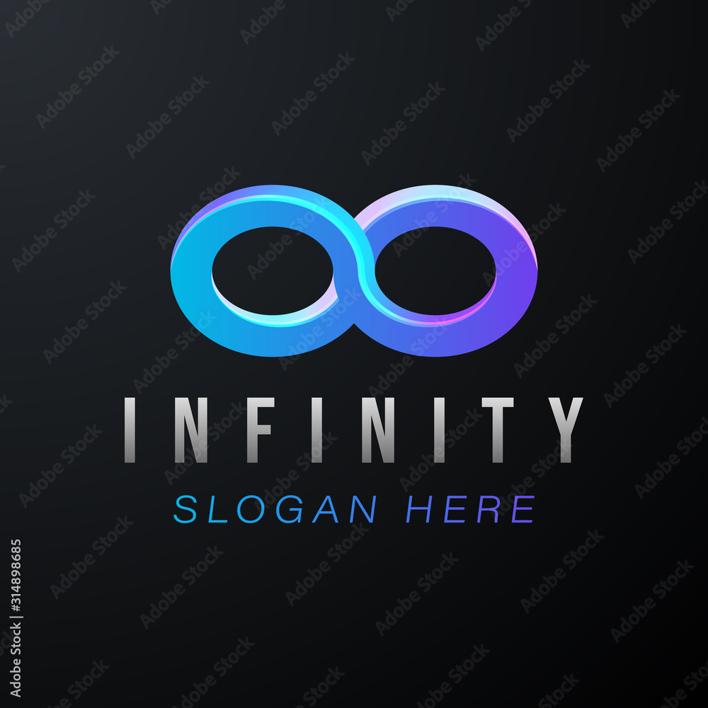 infinity logo ideas.. Inspiration logo design. Template Vector ...