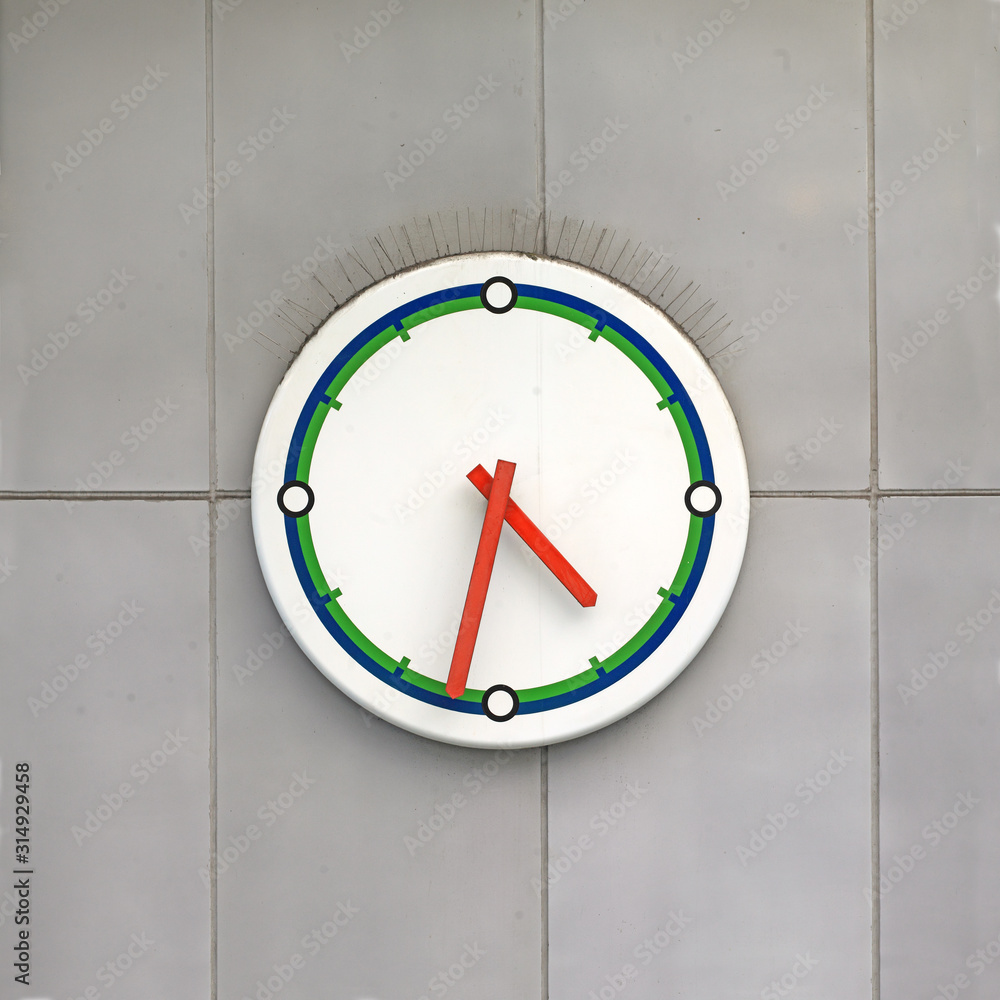 Underground map inspired clock at Hammersmith underground station ...