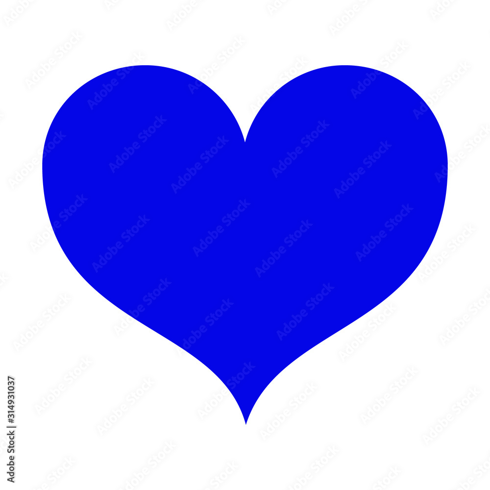 Light Blue Heart Clip Art