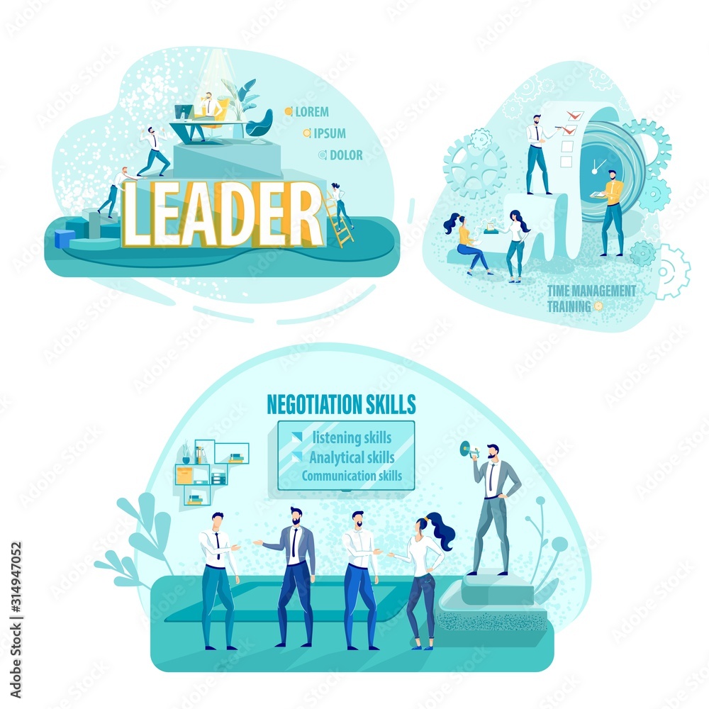 Program for Training Effective Top Leader Skills Stock Vector | Adobe Stock