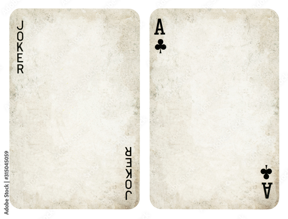 Old Playing Cards Ace