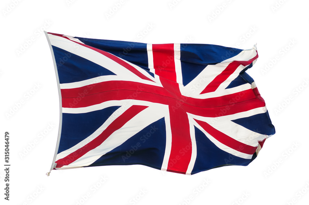 British UK flag Union Jack isolated Stock Photo | Adobe Stock