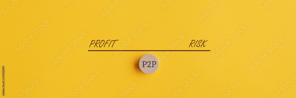 Weighing the Risk and Profit of P2P investment Stock Photo | Adobe Stock