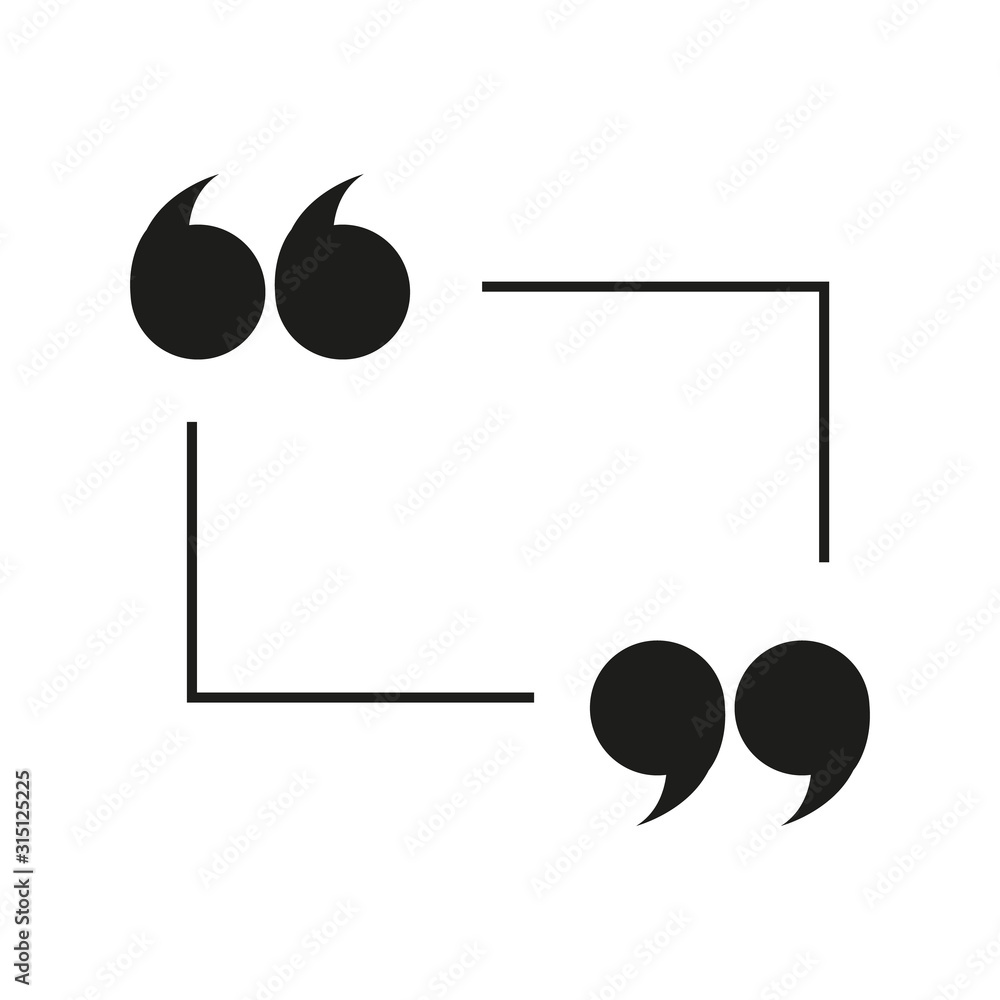 Quote Icon Vector