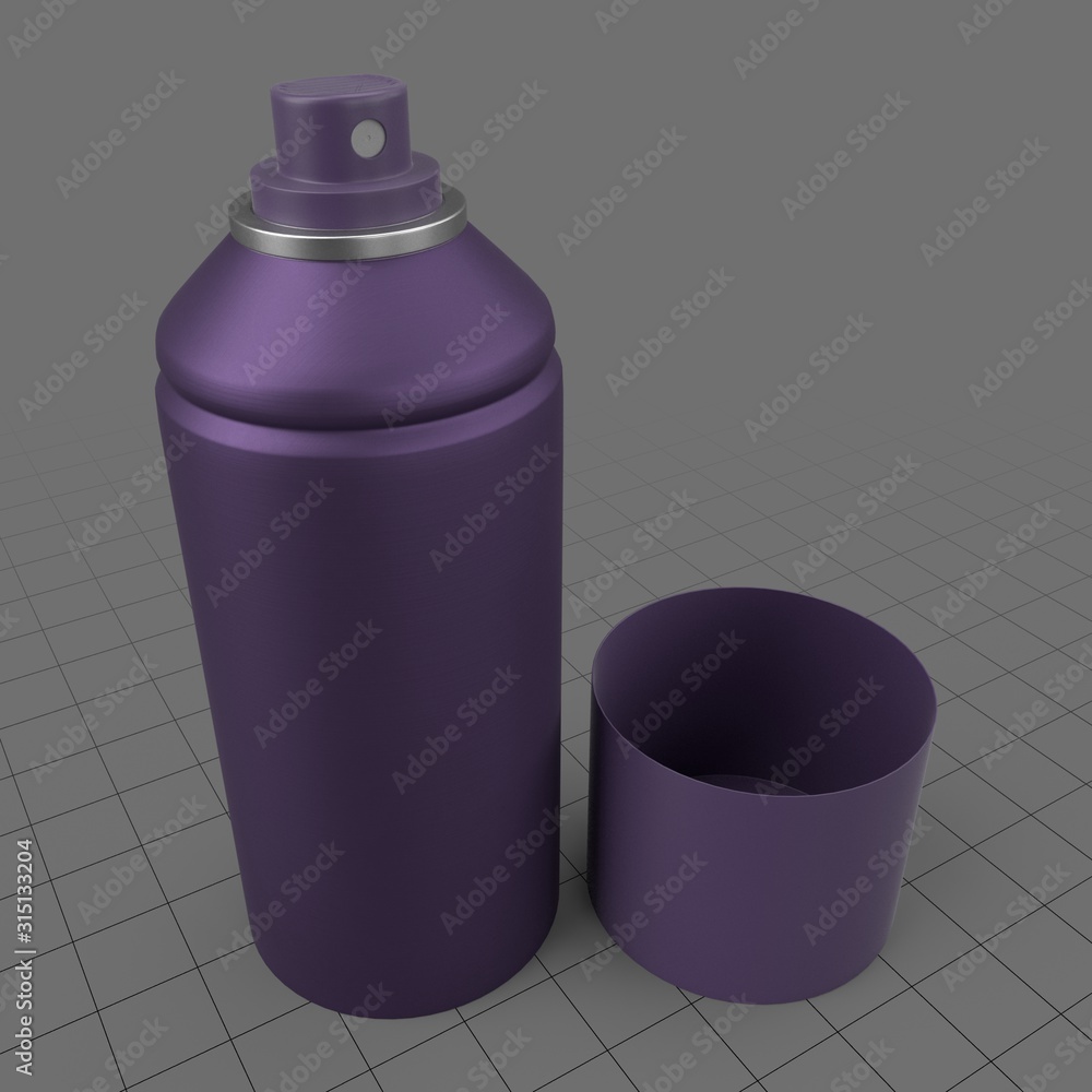 Open spray can Stock 3D asset | Adobe Stock