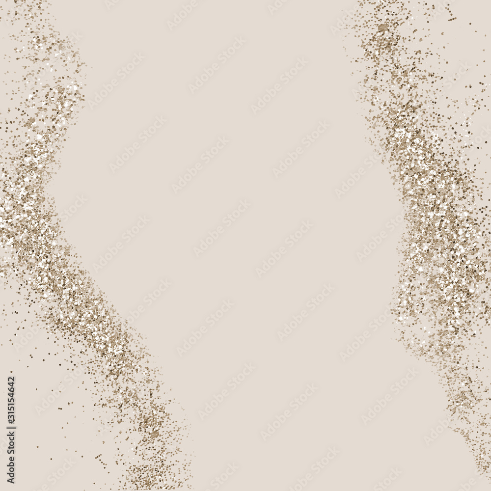 Trendy chic pastel background with gold glitter brush stroke Stock ...