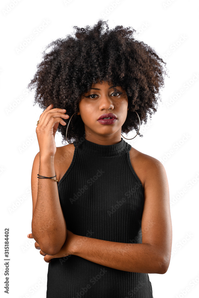 jovem modelo afro-brasileira Stock Photo | Adobe Stock