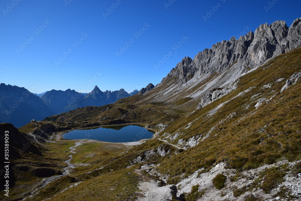 Alpi Carniche - Monte Lastroni e Laghi d'Olbe Stock Photo | Adobe Stock