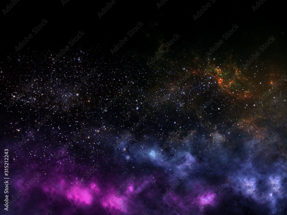 black hole, science fiction wallpaper. Beauty of deep space. Colorful ...