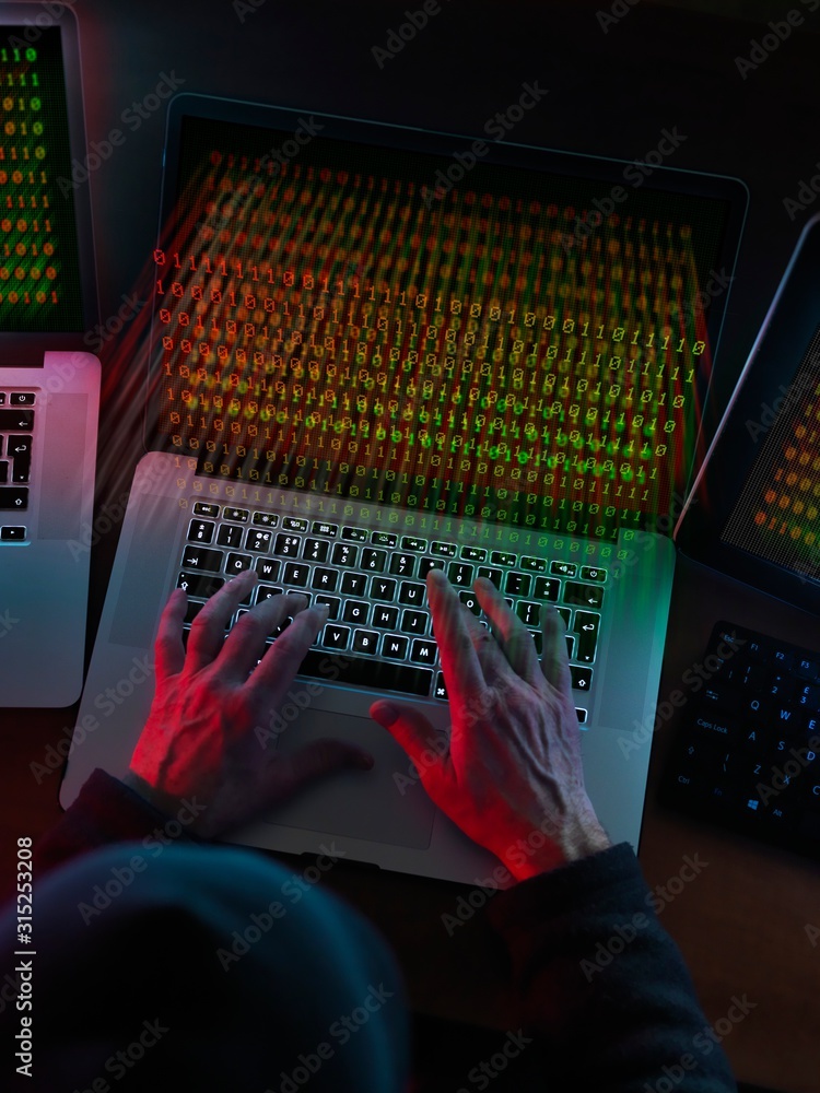 Computer Hacking Stock Photo | Adobe Stock