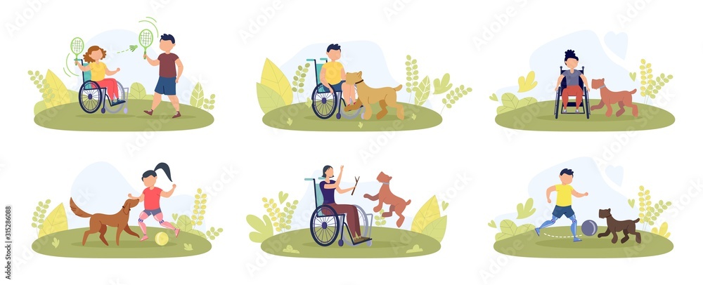 Disabled Children and Adults Outdoor Recreation, Rehabilitation with ...