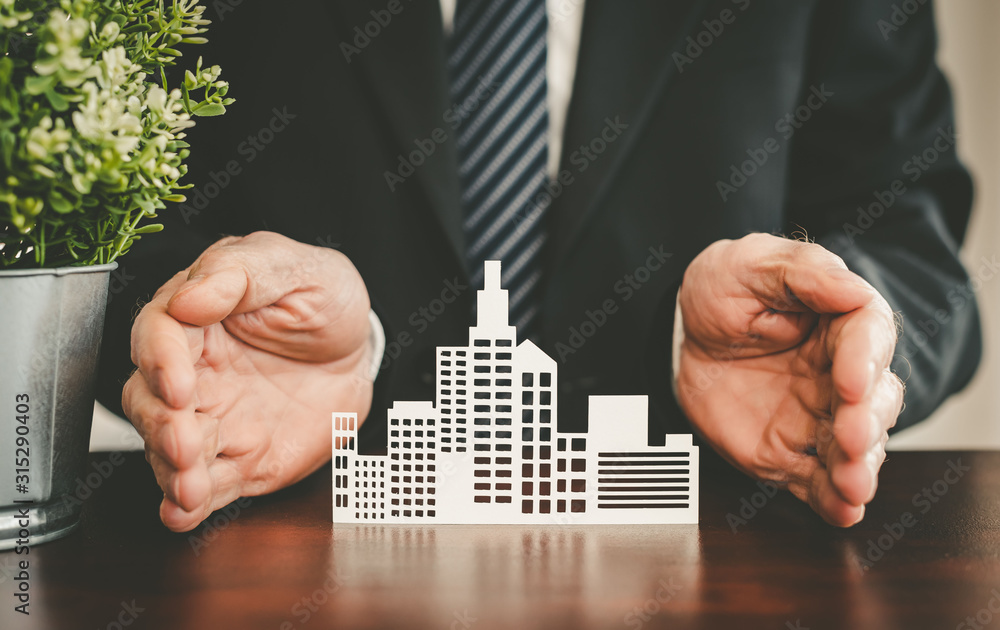 Concept of business insurance Stock Photo | Adobe Stock