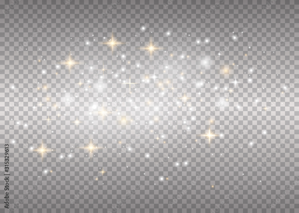 White sparks glitter Stock Vector | Adobe Stock