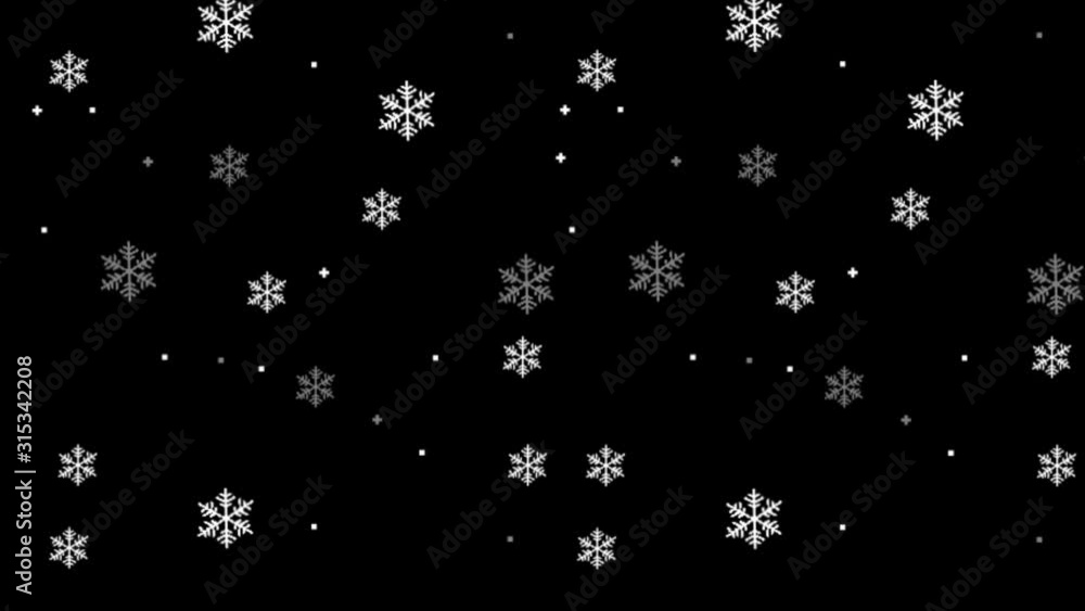 2d animation white stars. Hand drawn space and galaxy. Pre-rendered ...