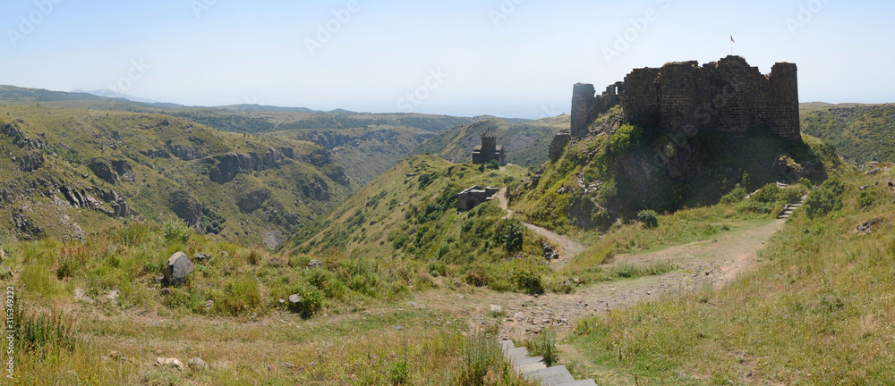 Hamberd Fortress is the most famous medieval fortress in Armenia. It's ...