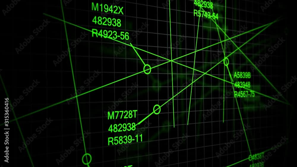 Air Traffic Control Software Tracking Inbound Outbound Flights - Motion ...