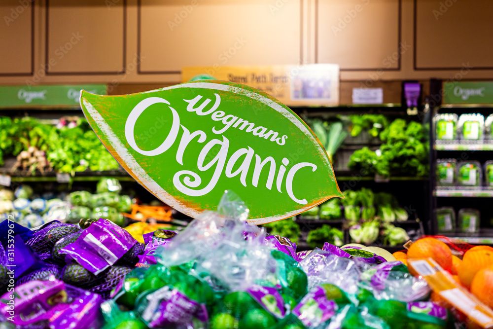 Wegmans Supermarket Signs