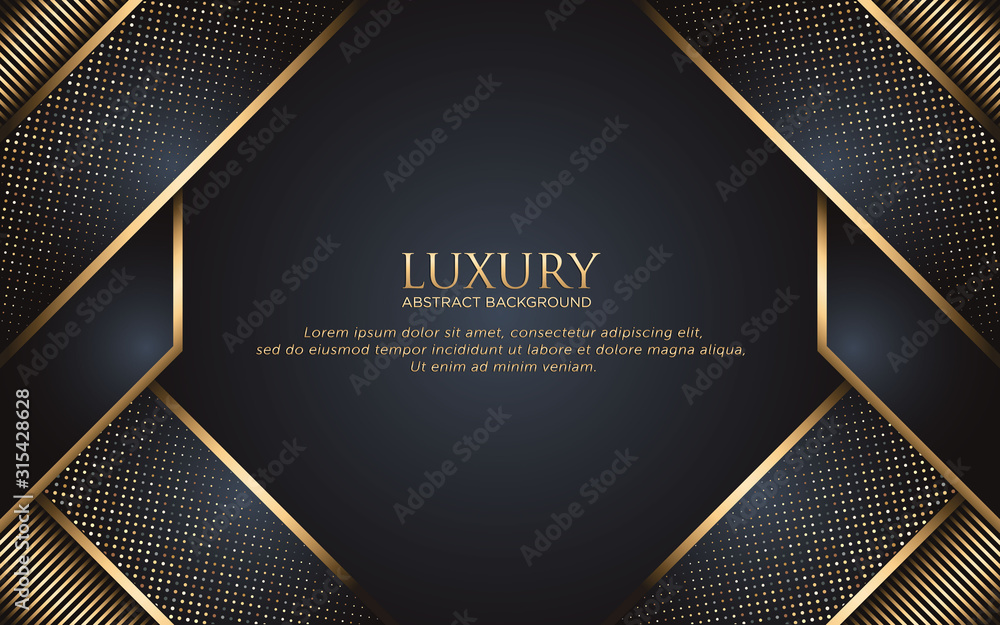 Luxury Template Background With Geometric Shape Stock Vector | Adobe Stock