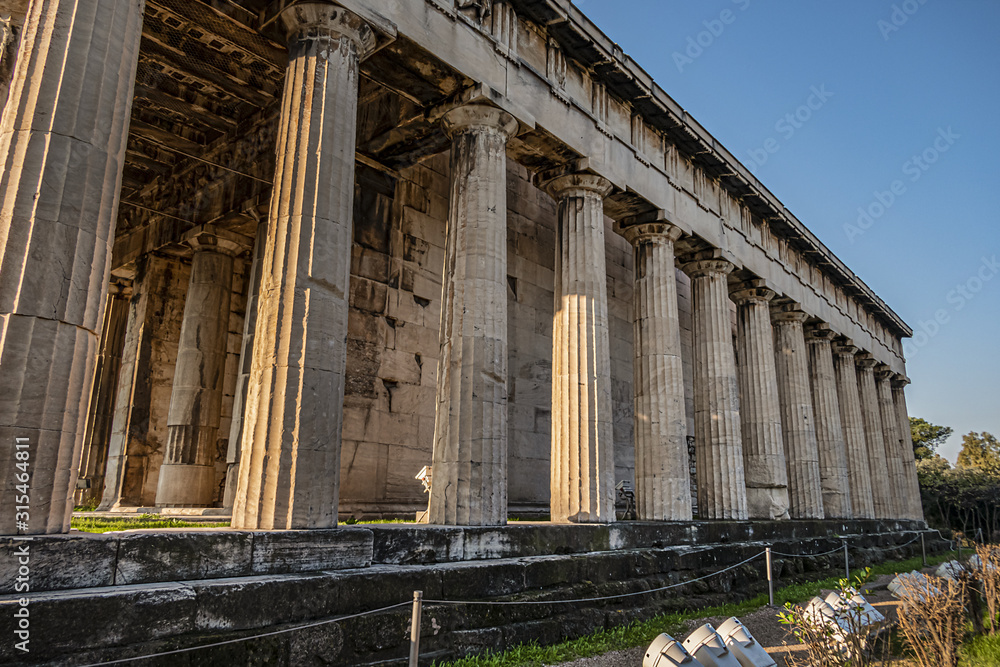 Temple of Hephaestus (Hephaisteion) - well-preserved Greek temple ...