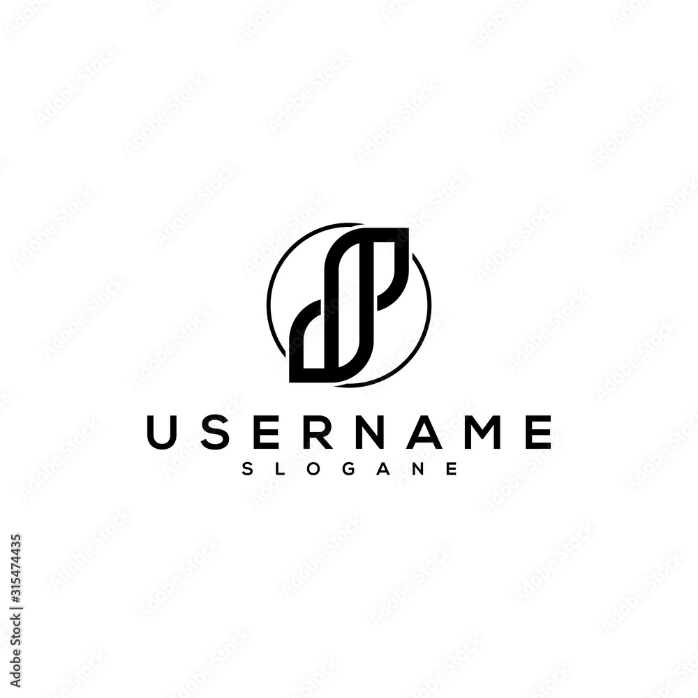 SP logo design concept vector art Stock Vector | Adobe Stock