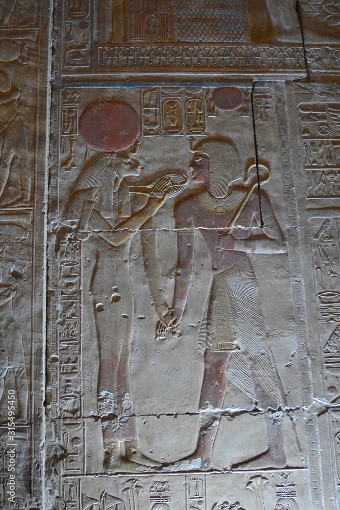 Egyptian Hieroglyphs Architecture Ancient Seti Temple at Abydos Kryon ...