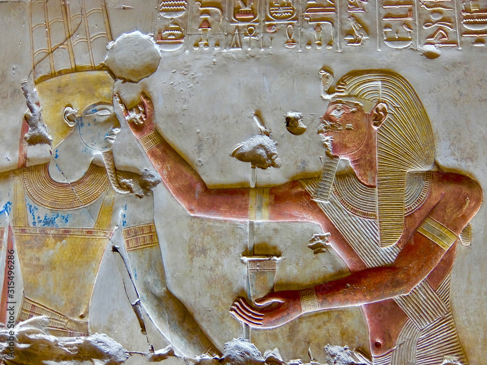 Egyptian Hieroglyphs Ancient Seti Temple at Abydos Kryon Middle East ...