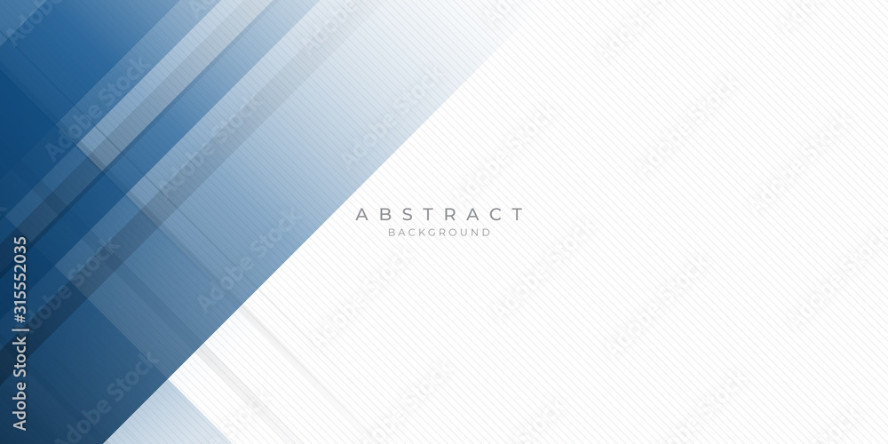 Dark blue white abstract background geometry shine and layer element ...