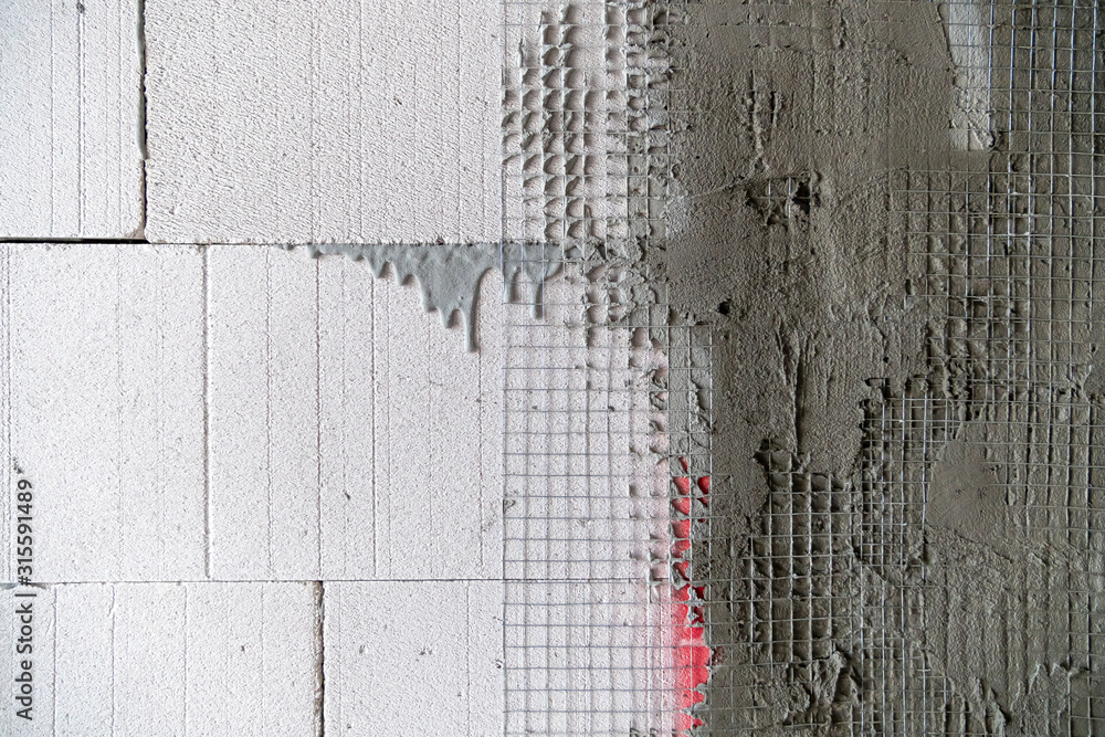 Picture of the internal construction process of the building . Steps ...