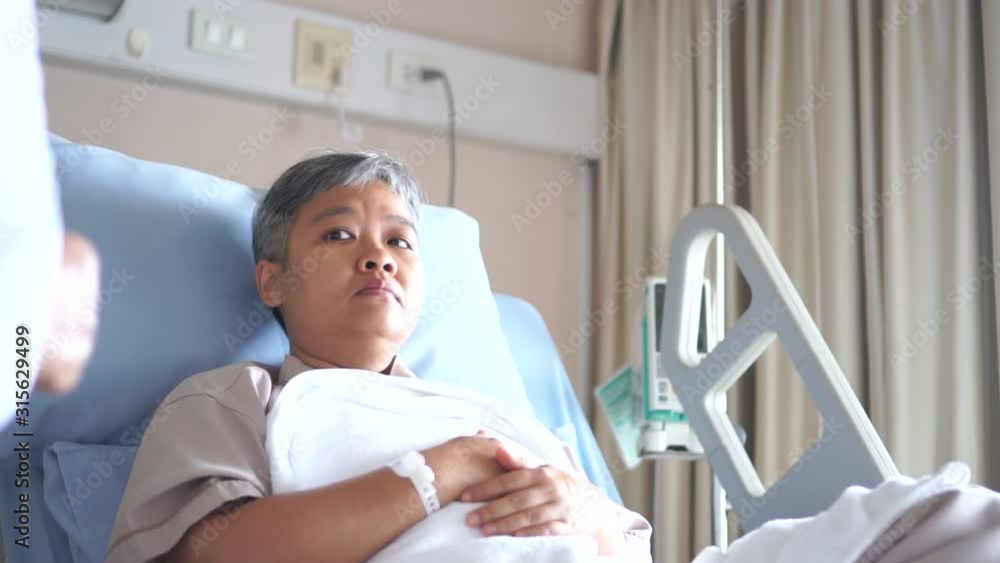 Hopeful lover emotional in hospital, Woman Best friend hugging visits ...
