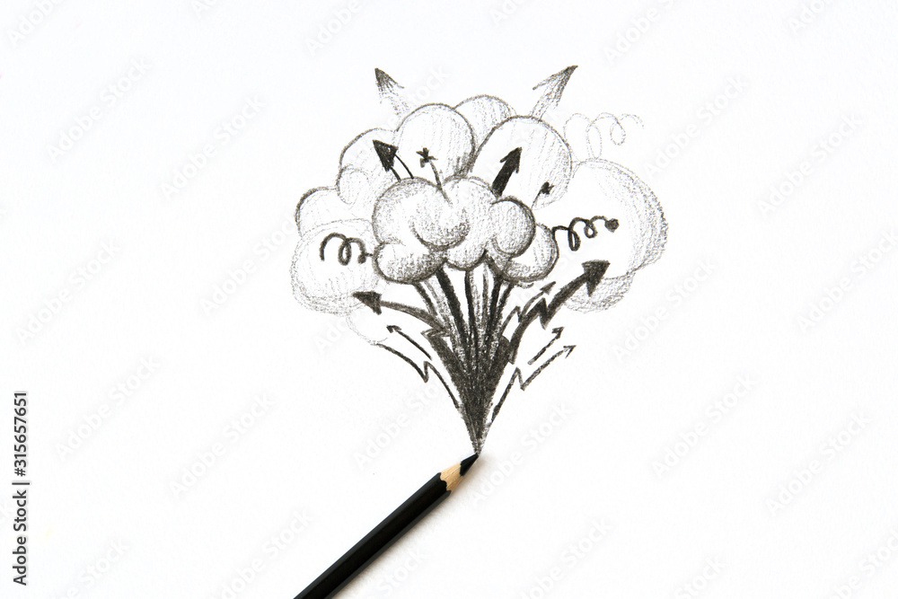 How To Draw Smoke With Pencil