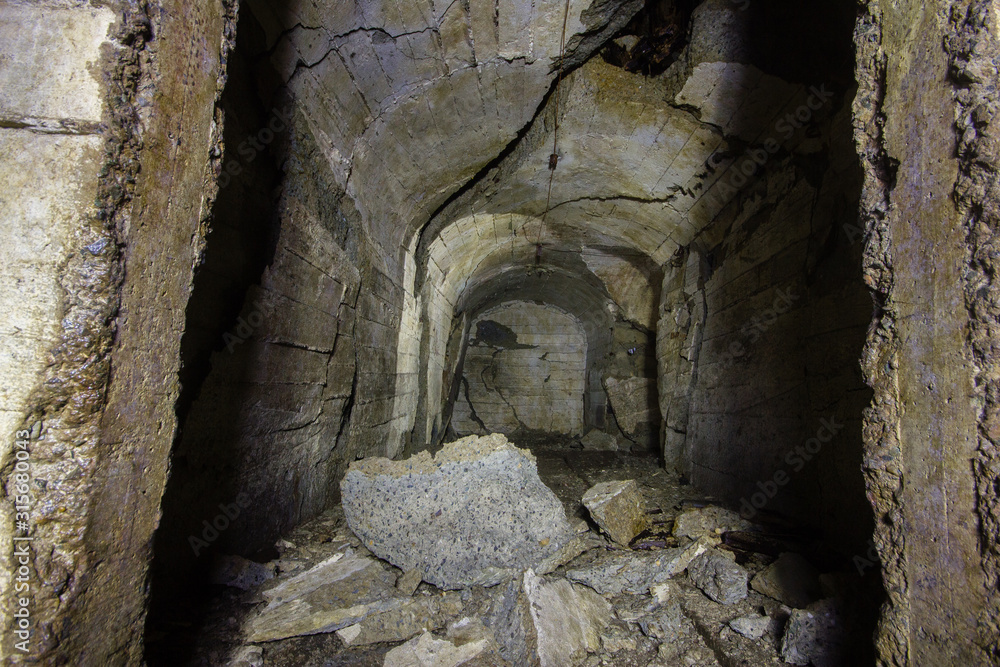 Underground mine shelter bunker Stock Photo | Adobe Stock