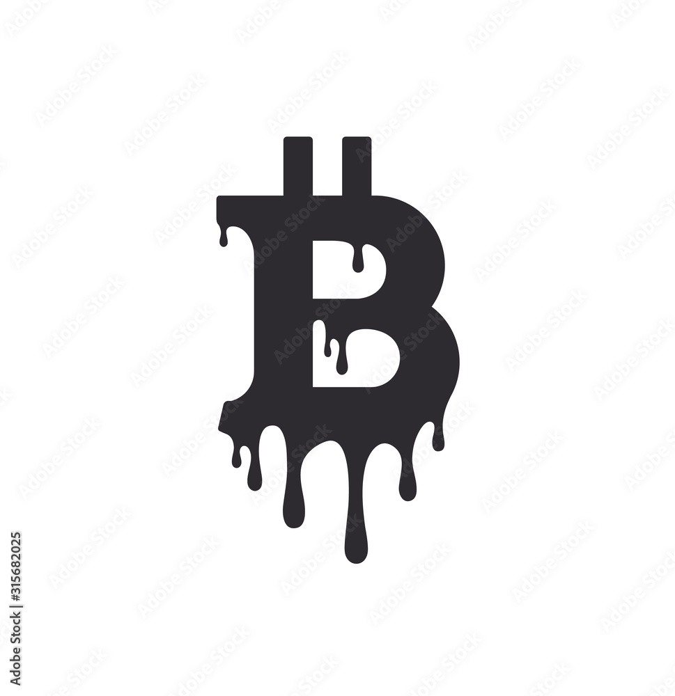 Cheapen Bitcoin. Current Bitcoin. Bitcoin icon, vector sign, payment ...