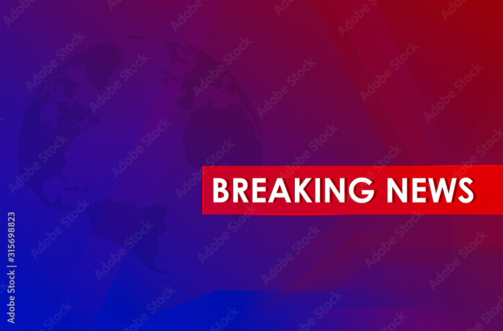 Breaking News Abstract Concept Background Wallpaper Stock Illustration ...