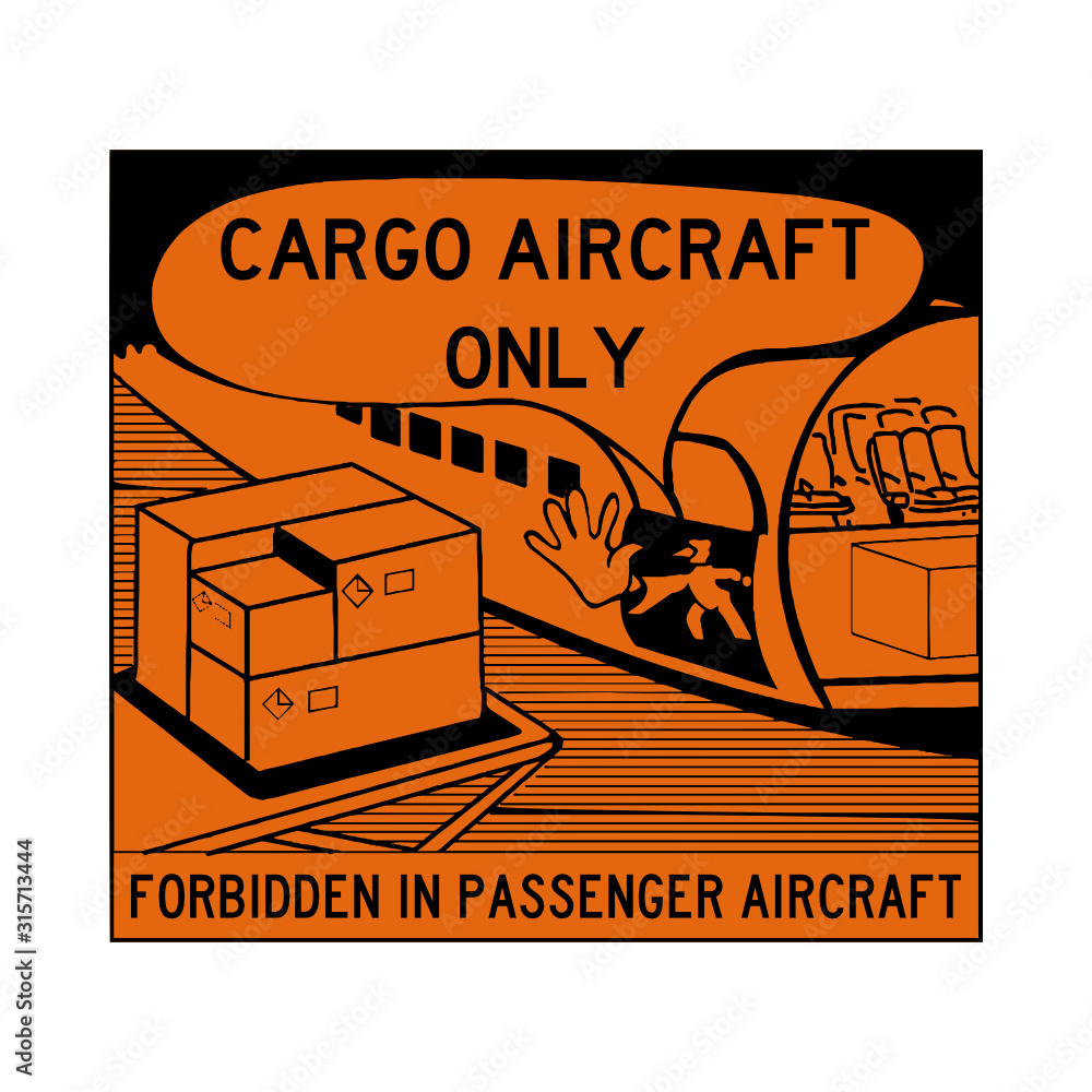 Cargo Aircraft only Stock Vector | Adobe Stock