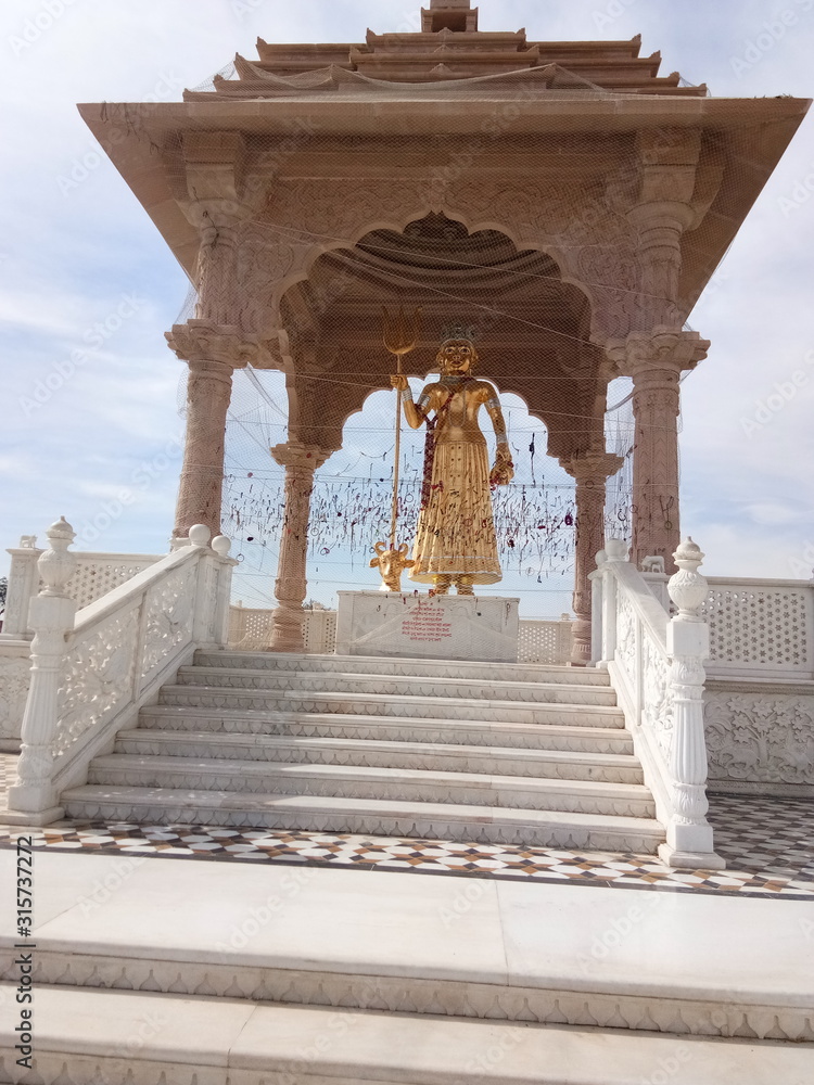 The idol of Maa Karni in the temple of Karni Mata Stock Photo | Adobe Stock