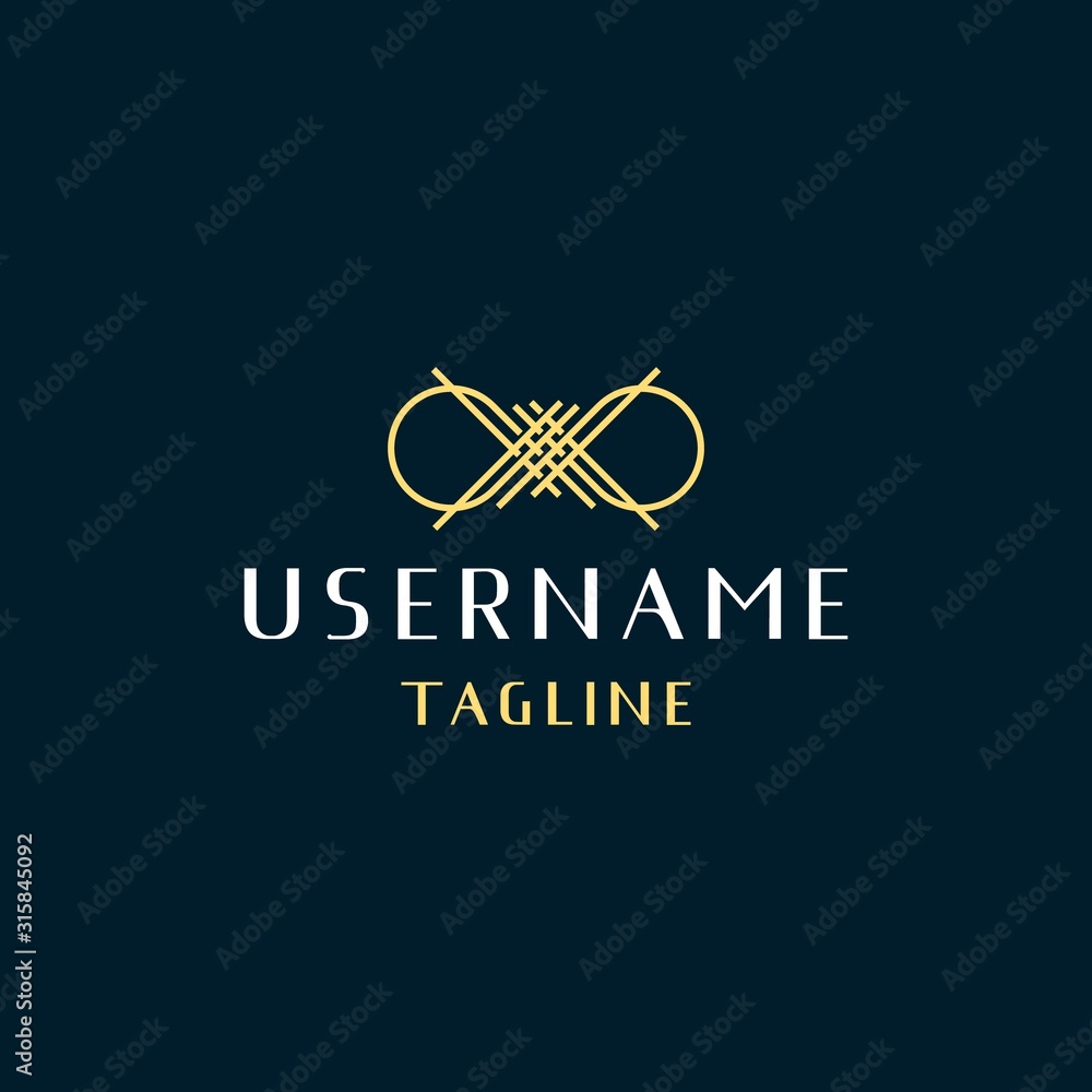 luxury infinity logo design inspiration . luxury logo template ...