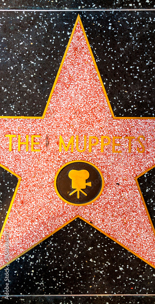 The Muppets star on Hollywood Walk of Fame Stock Photo | Adobe Stock