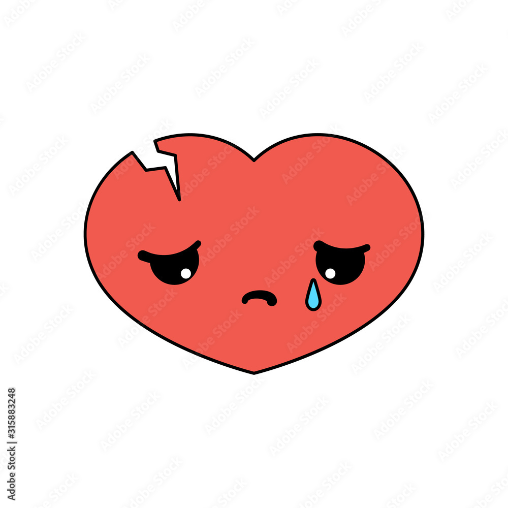 Sad Heart Clipart