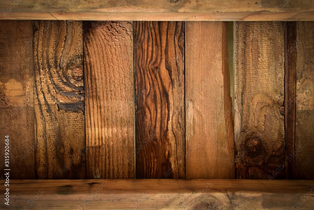 brown wood barn texture background of timber case box from old wooden ...