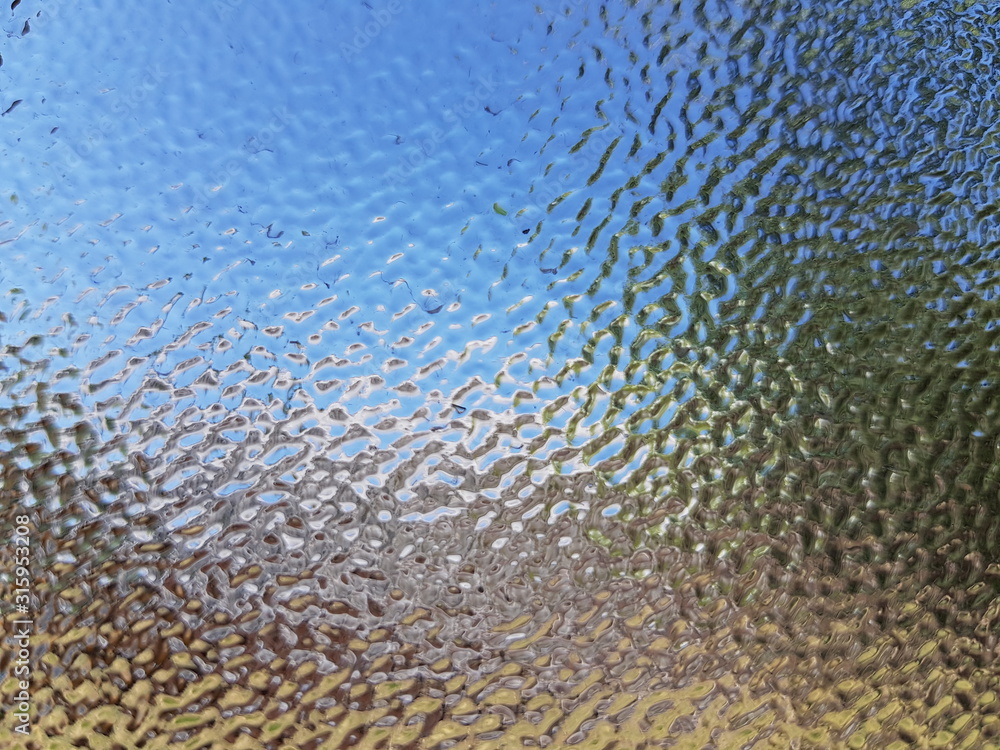 Textura de vidrio en relieve. Vidrio corrugado. Patrón de panel de ...