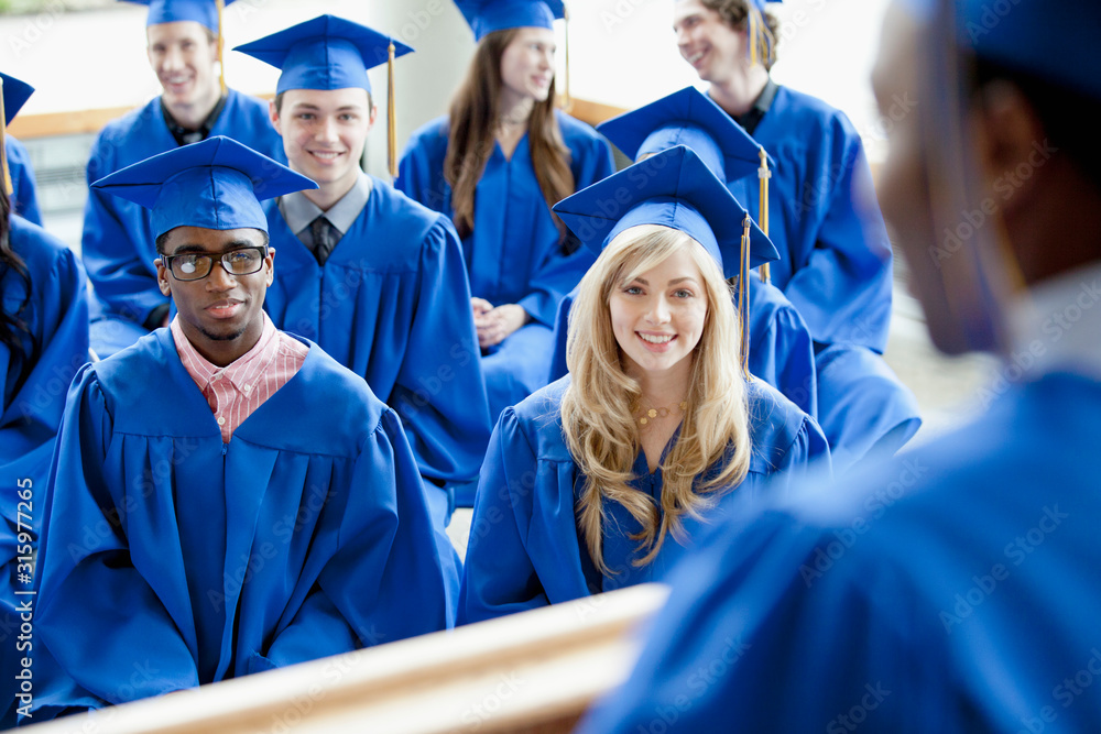 valedictorian speaking at graduation Stock Photo | Adobe Stock