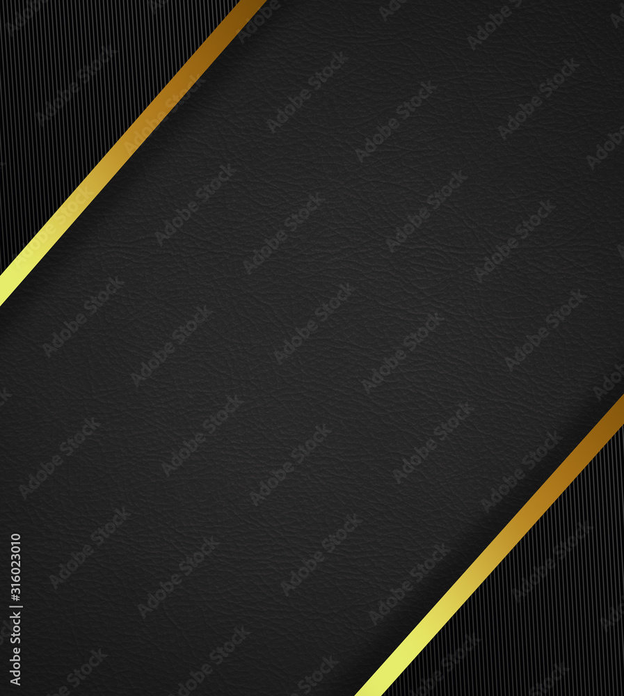 abstract black background with gold lines Stock Photo | Adobe Stock