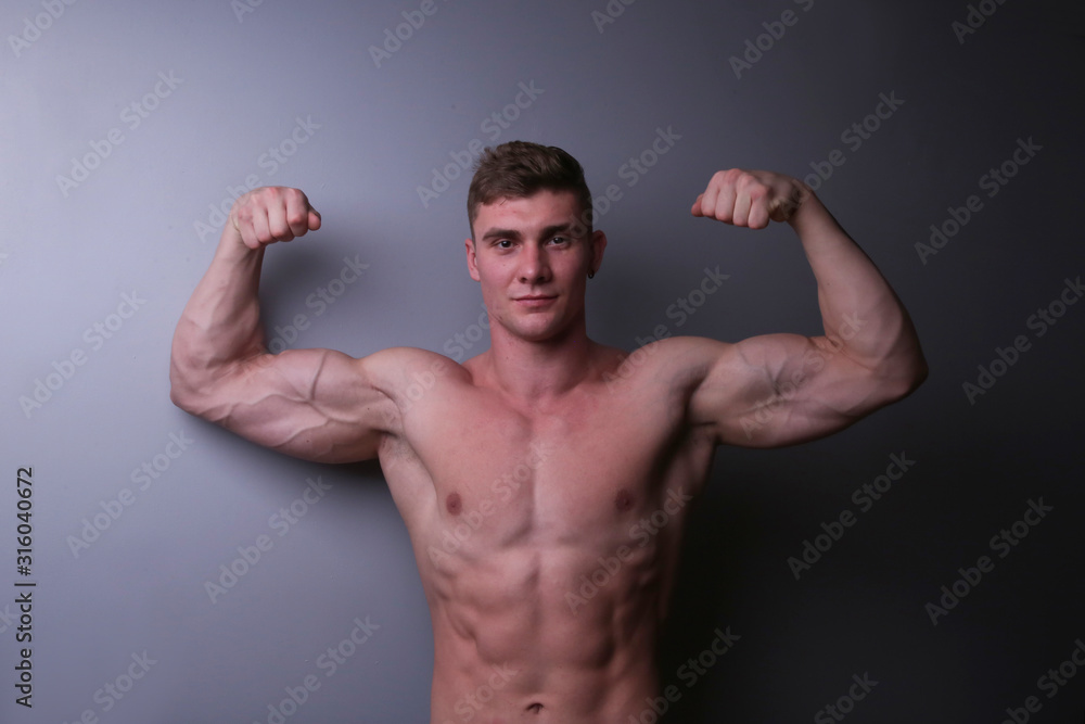 Foto de Sexy, sexually, man, guy, gym, abs, body, fitness, model, bodybuilder, health, healthy ...