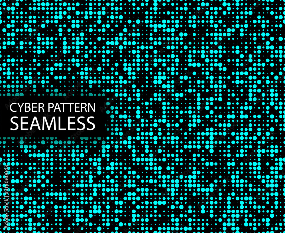 Seamless cyber pattern. Circuit board texture. Digital high tech style ...