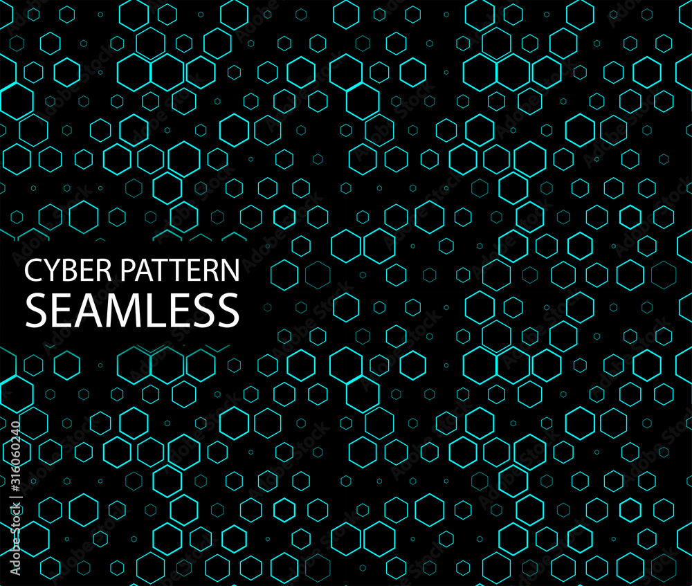 Seamless cyber pattern. Circuit board texture. Digital high tech style ...