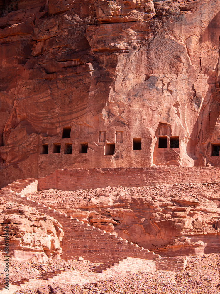The Lion Tombs of Dedan at ancient oasis ﻿﻿of Al Ula, Saudi Arabia ...